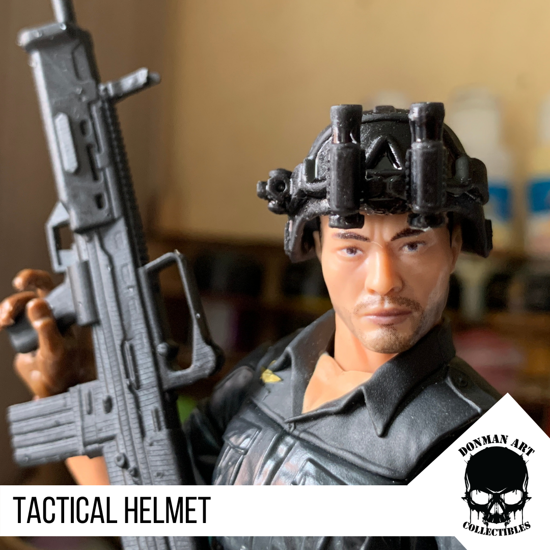 STL file Tactical Helmet for 6 inch action figures 🪖・3D printing design ...
