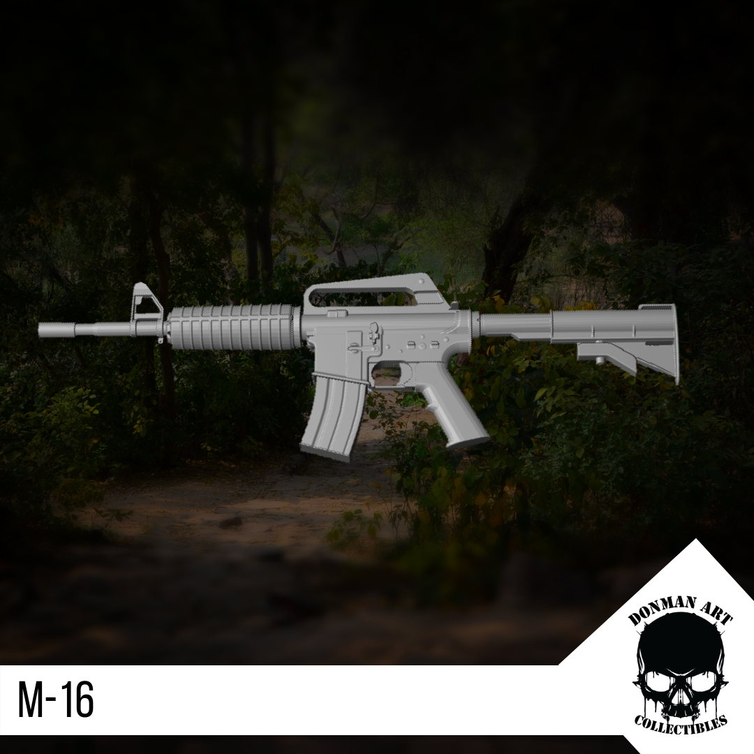 STL file M16 SCALE 1 12 FOR ACTION FIGURES ・3D printable model to ...