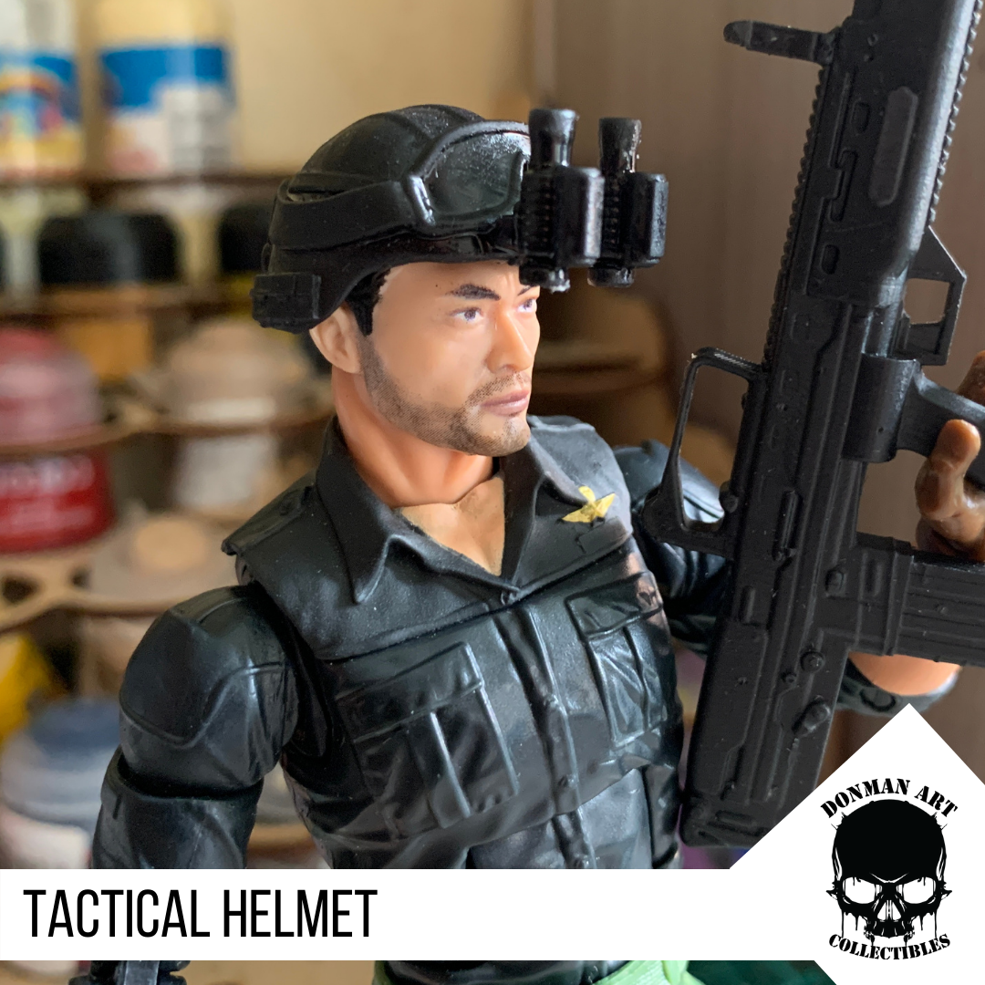 STL file Tactical Helmet for 6 inch action figures 🪖・3D printing design ...