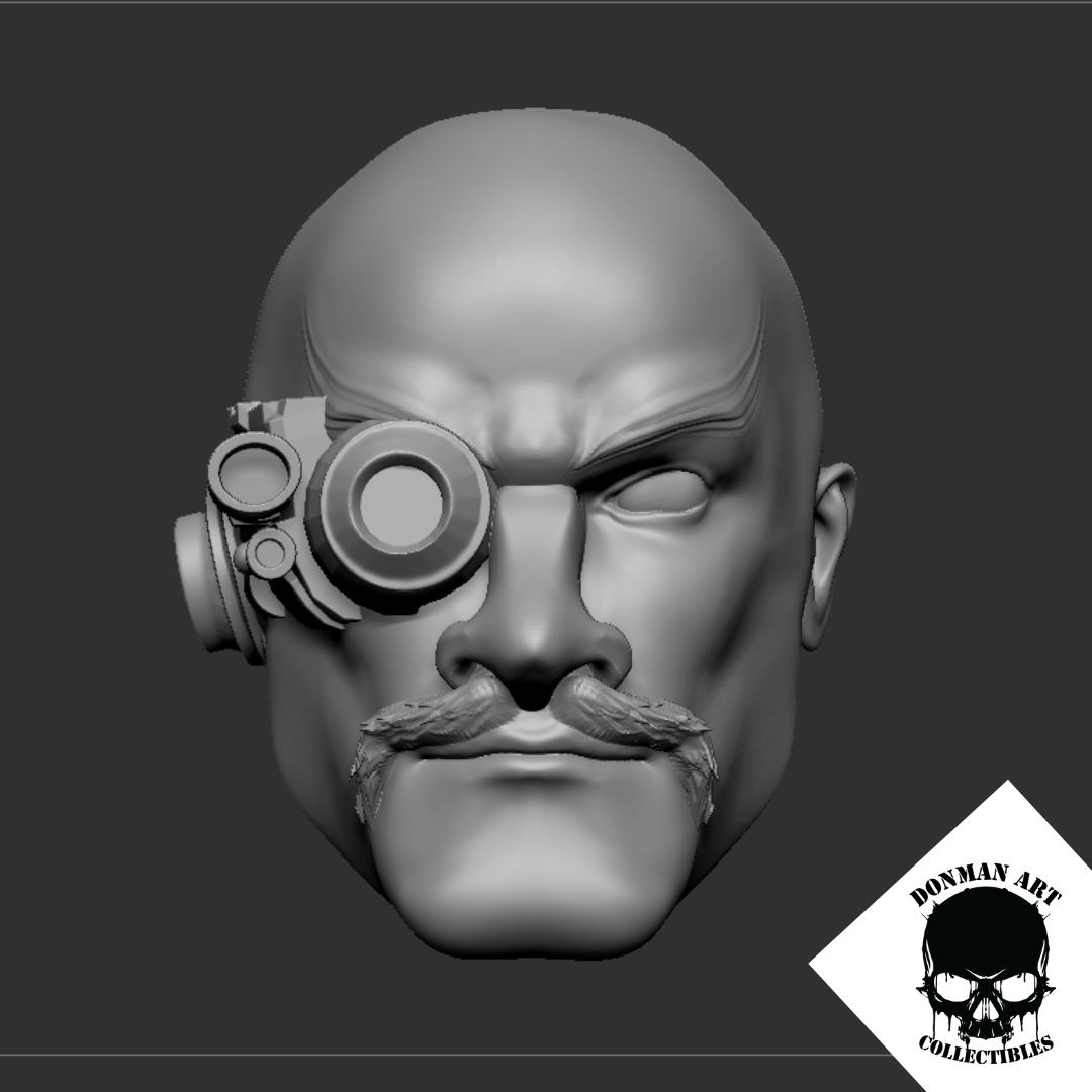 STL file The Doc Head for 6 inch action figures ・Model to download and ...