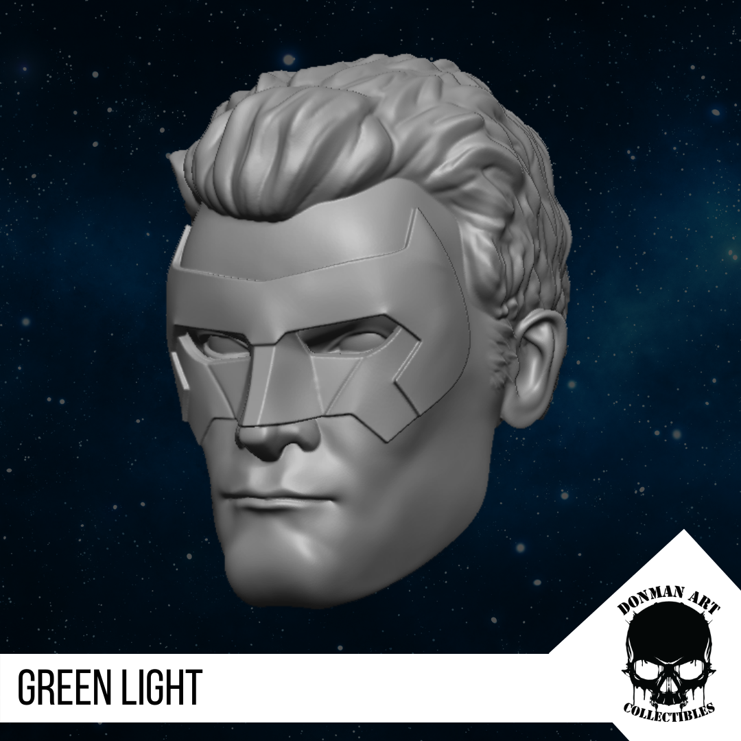 STL file The Green Light Head for 6 inch action figures ・3D printable ...