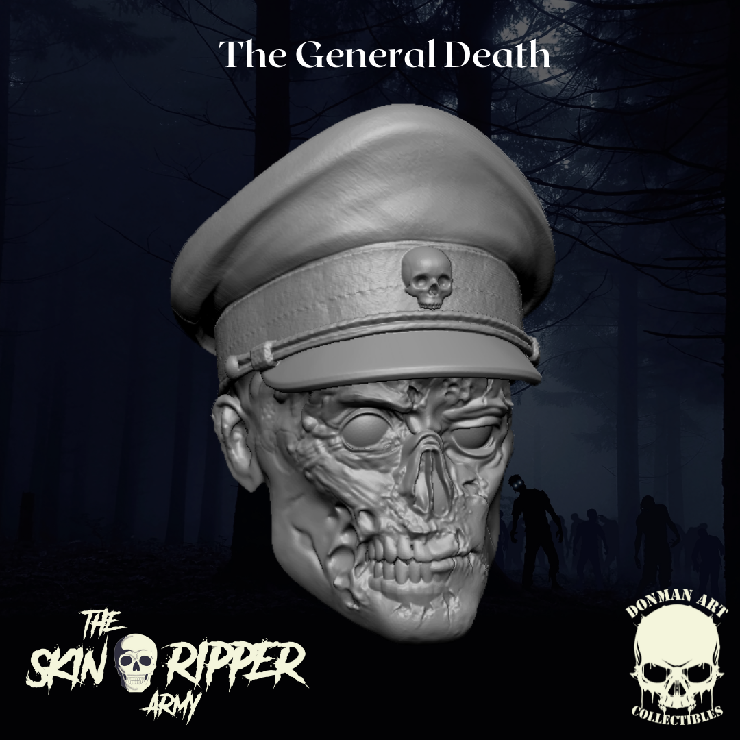 STL file The General Death head for 6 inch action figures・3D printing ...