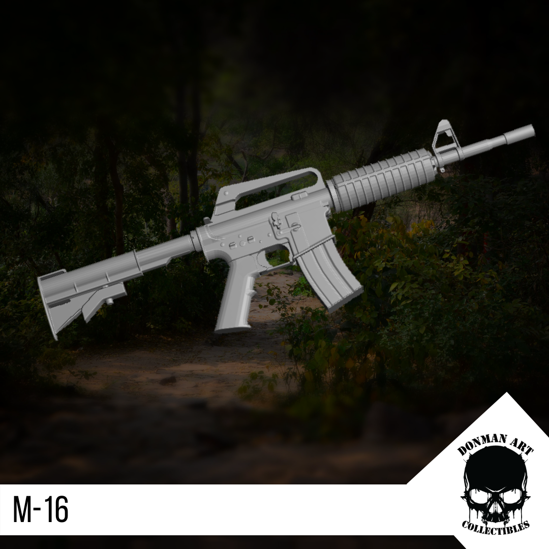 STL file M16 SCALE 1 12 FOR ACTION FIGURES ・3D printable model to ...