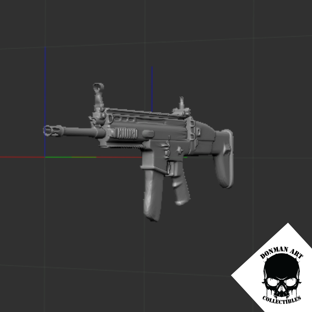 STL file SCAR L FOR 6 INCH ACTION FIGURES ・3D printable design to ...
