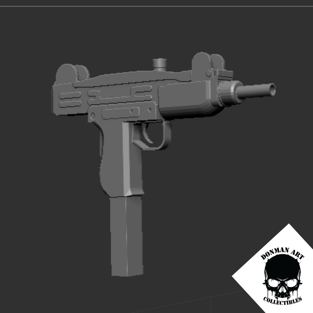STL file UZI FOR 6 INCH ACTION FIGURES ・3D print design to download・Cults