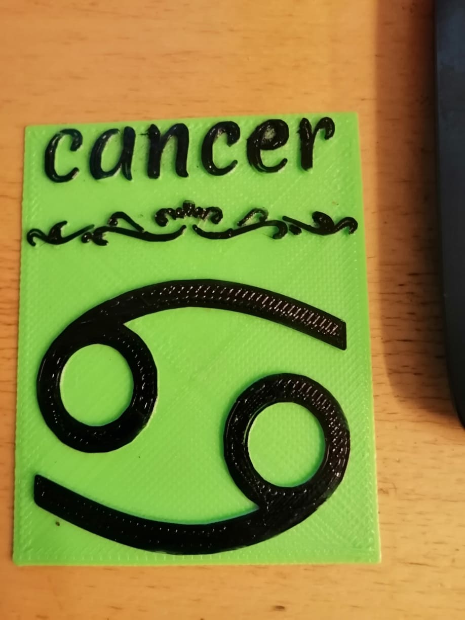 Free STL file cancer zodiac ♋・Template to download and 3D print・Cults