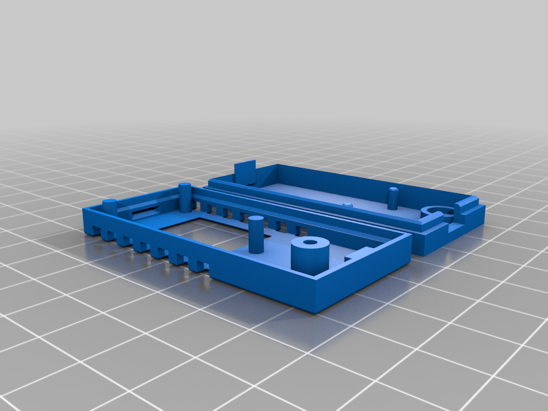 Free STL file DHT22 PCB Housing Snap Enclosure (Simple Light weight ...