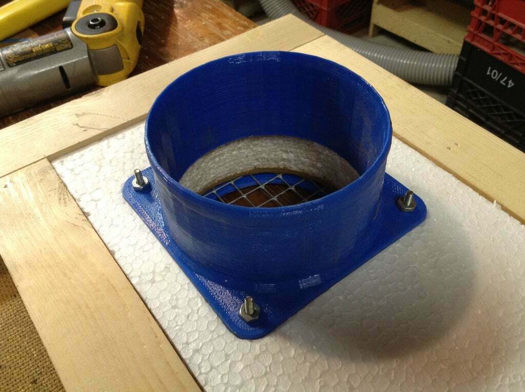 Free STL file 4" Flange Adapter - 4" Flange Adapter.・3D printer model ...