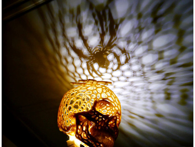 Free 3D file Skull lamps - Voronoi Style・3D printable model to download ...
