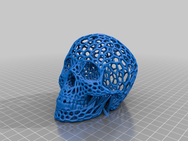 Free 3D file Skull lamps - Voronoi Style・3D printable model to download ...