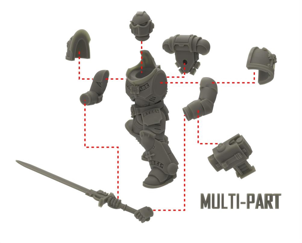 Archivo OBJ GK MKX STRIKE WITH FORCE SWORD AND FORCE HALBERD・Objeto ...