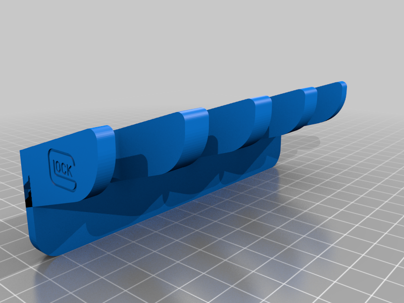 Free 3D file Glock Magazine Rack for Pegboard 🔫・Object to download and ...