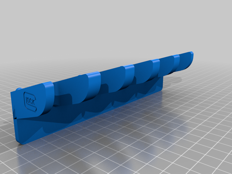Free 3D file Glock Magazine Rack for Pegboard 🔫・Object to download and ...