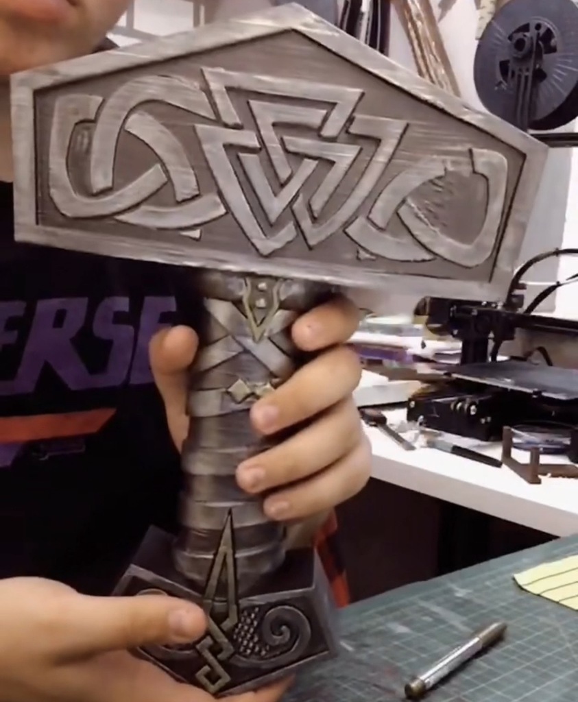 Free 3D file Mythological Mjolnir 🔨・3D printer model to download・Cults