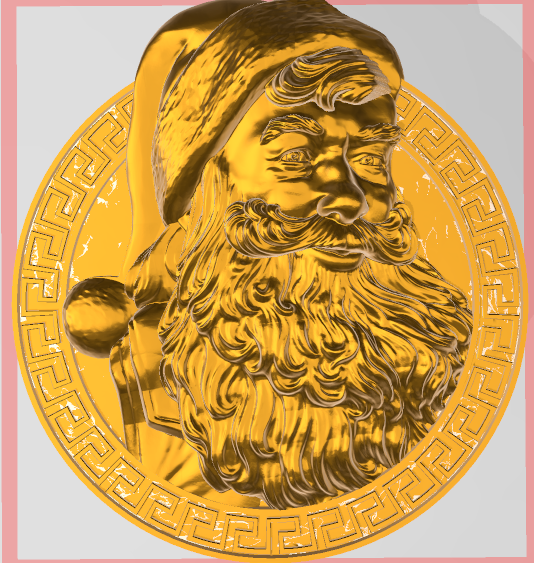 STL file Santa Coin・3D printer design to download・Cults