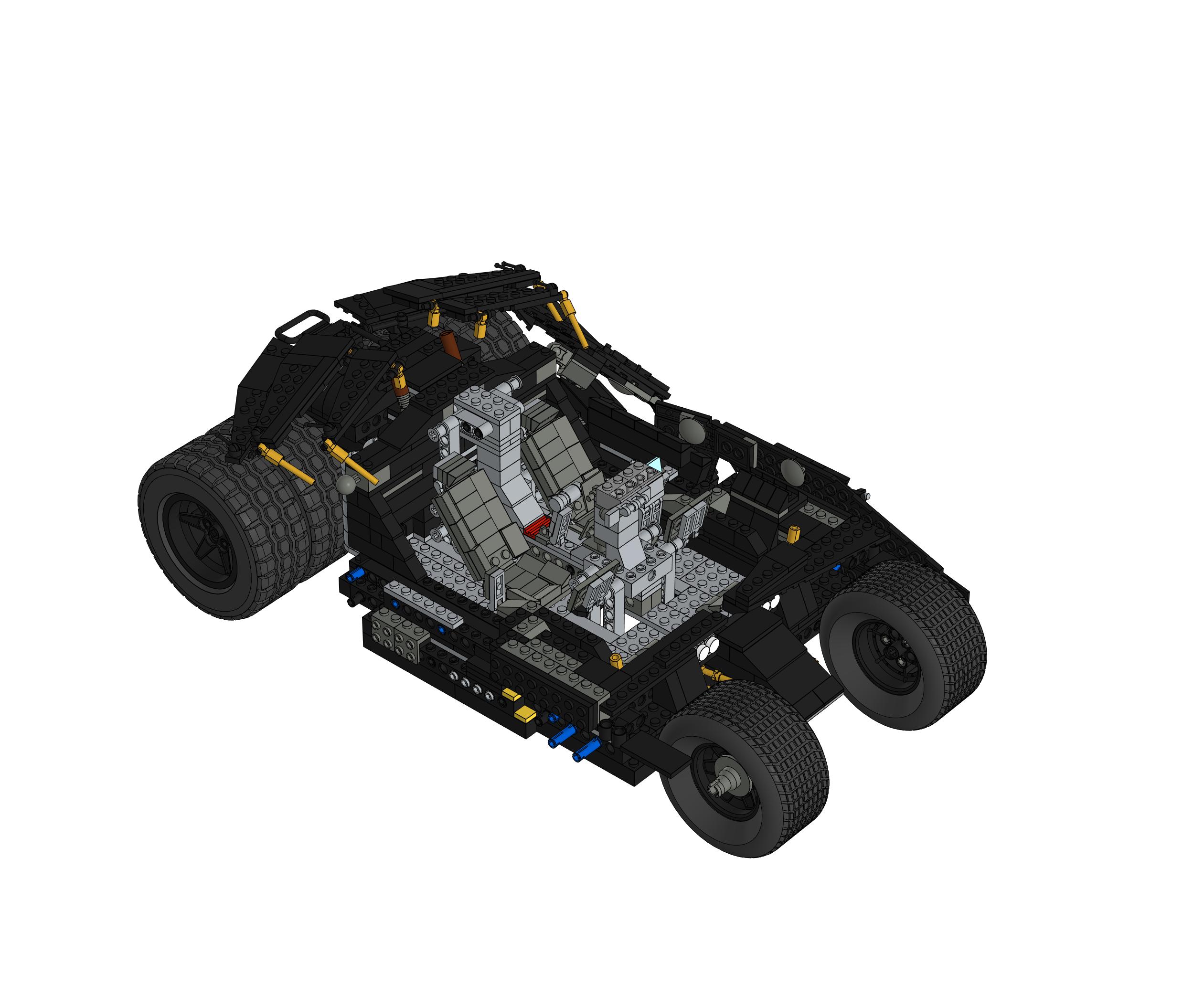 3D file BATMOBILE LEGO・3D print design to download・Cults