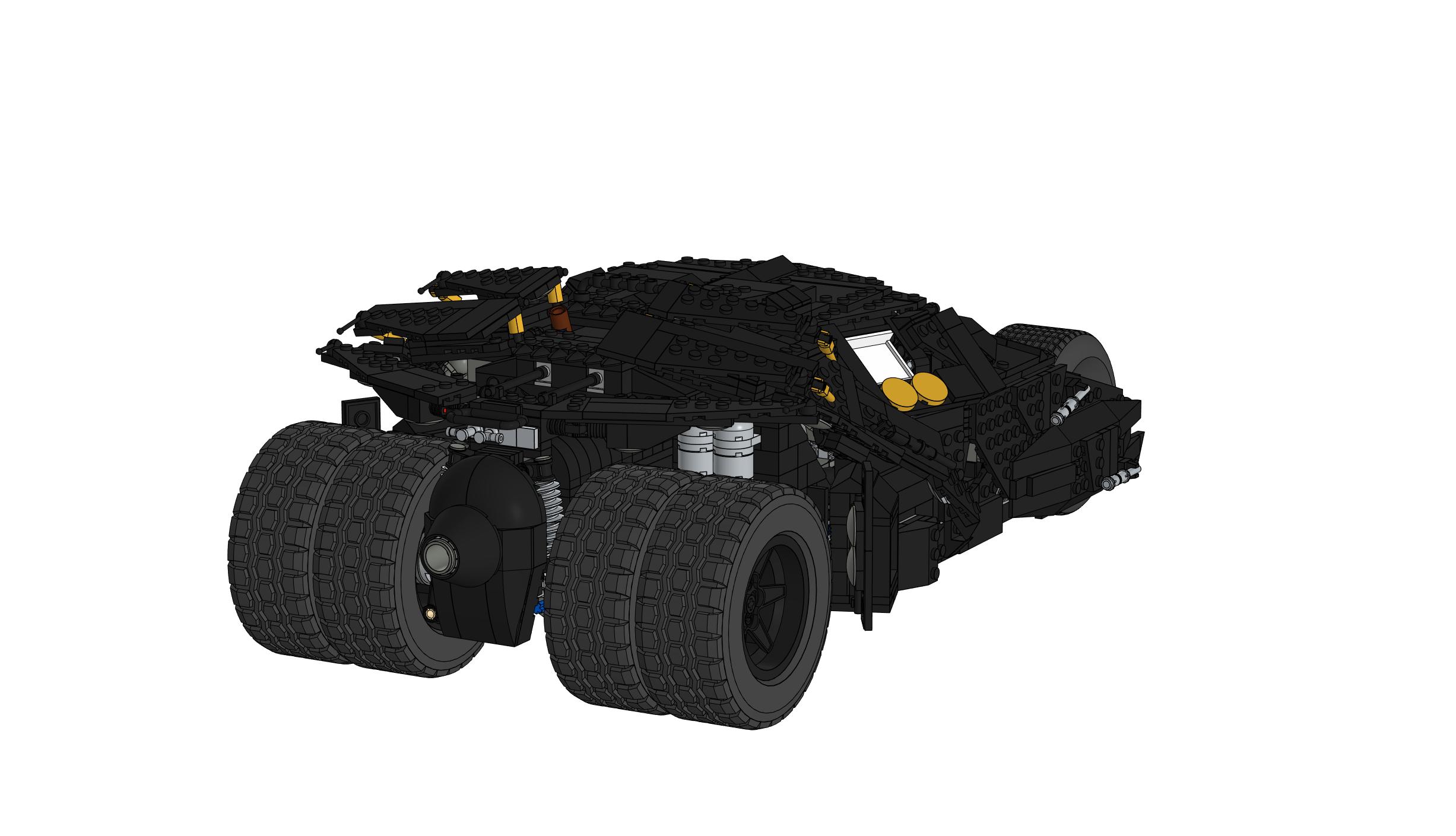 3D file BATMOBILE LEGO・3D print design to download・Cults