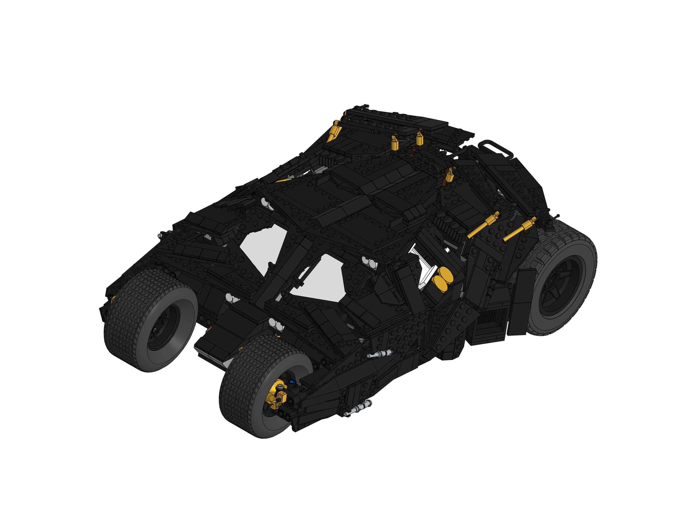 3D file BATMOBILE LEGO・3D print design to download・Cults