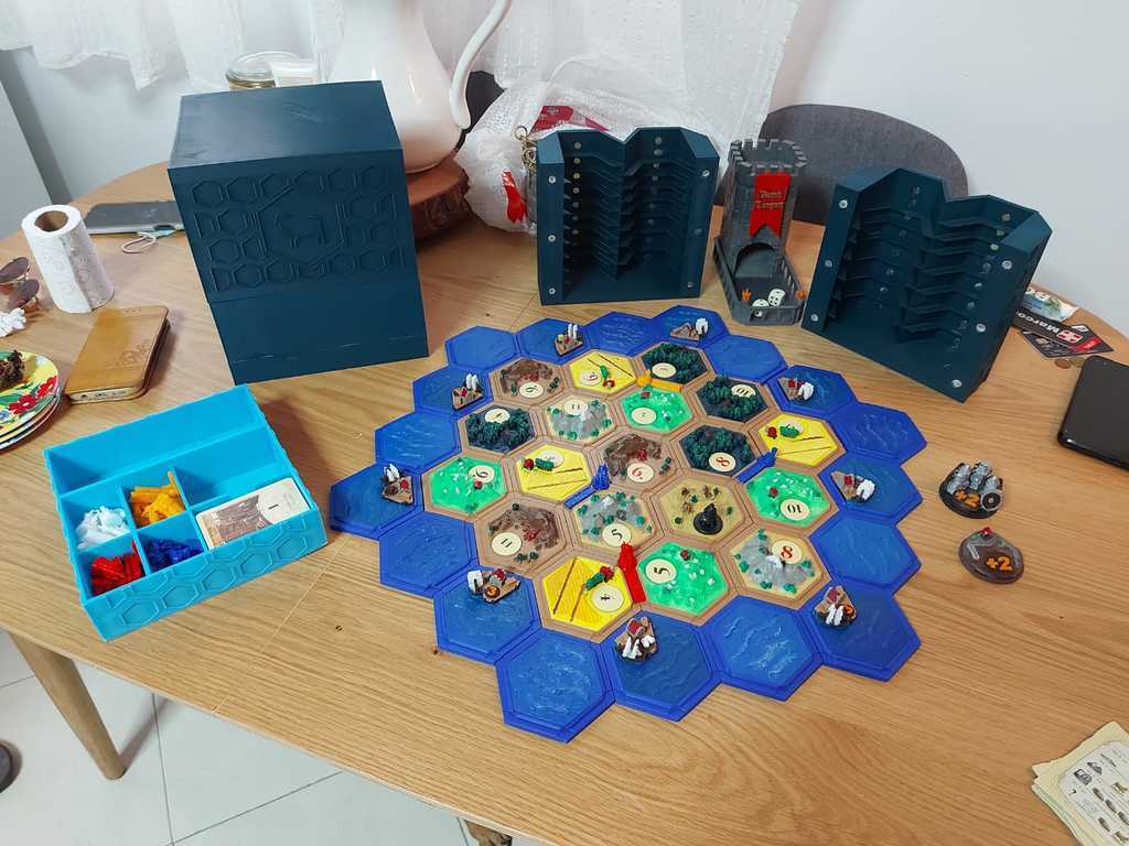 Free STL file Catan 3D 2.0 Storage Case 🚗・3D printer model to download ...