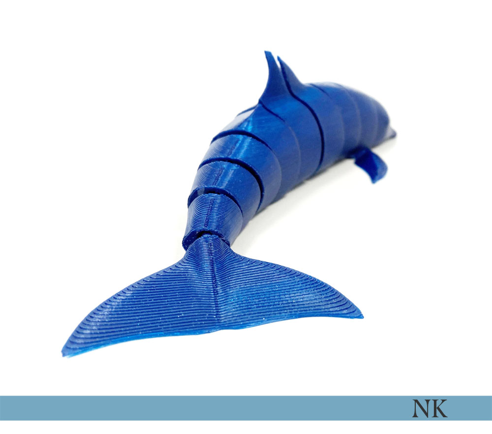 STL file ARTICULATED DOLPHIN・3D print design to download・Cults