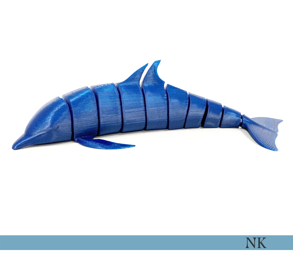 STL file ARTICULATED DOLPHIN・3D print design to download・Cults