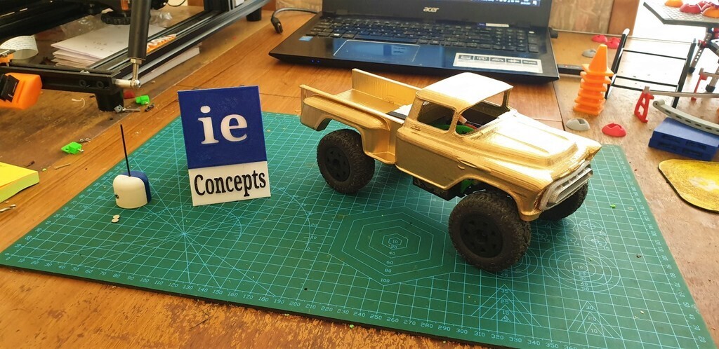 Free STL file Custom 1955 Chevy 3100 for SCX24 1/24 🚁・3D printer model ...