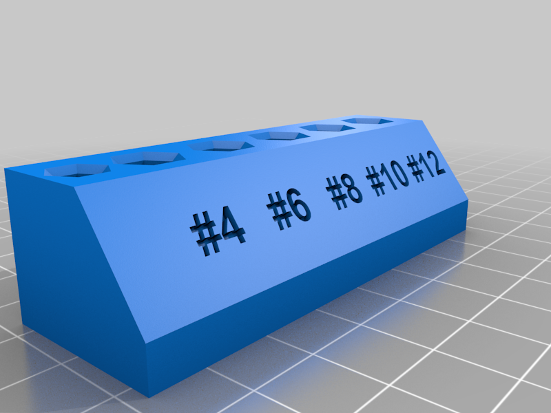 Free 3D file Five Slot Counter Sink Bit Holder・Template to download and ...