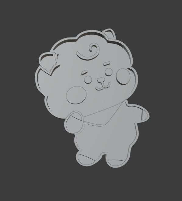 Archivo STL gratis BTS BT21 RJ・Plan imprimible en 3D para descargar・Cults