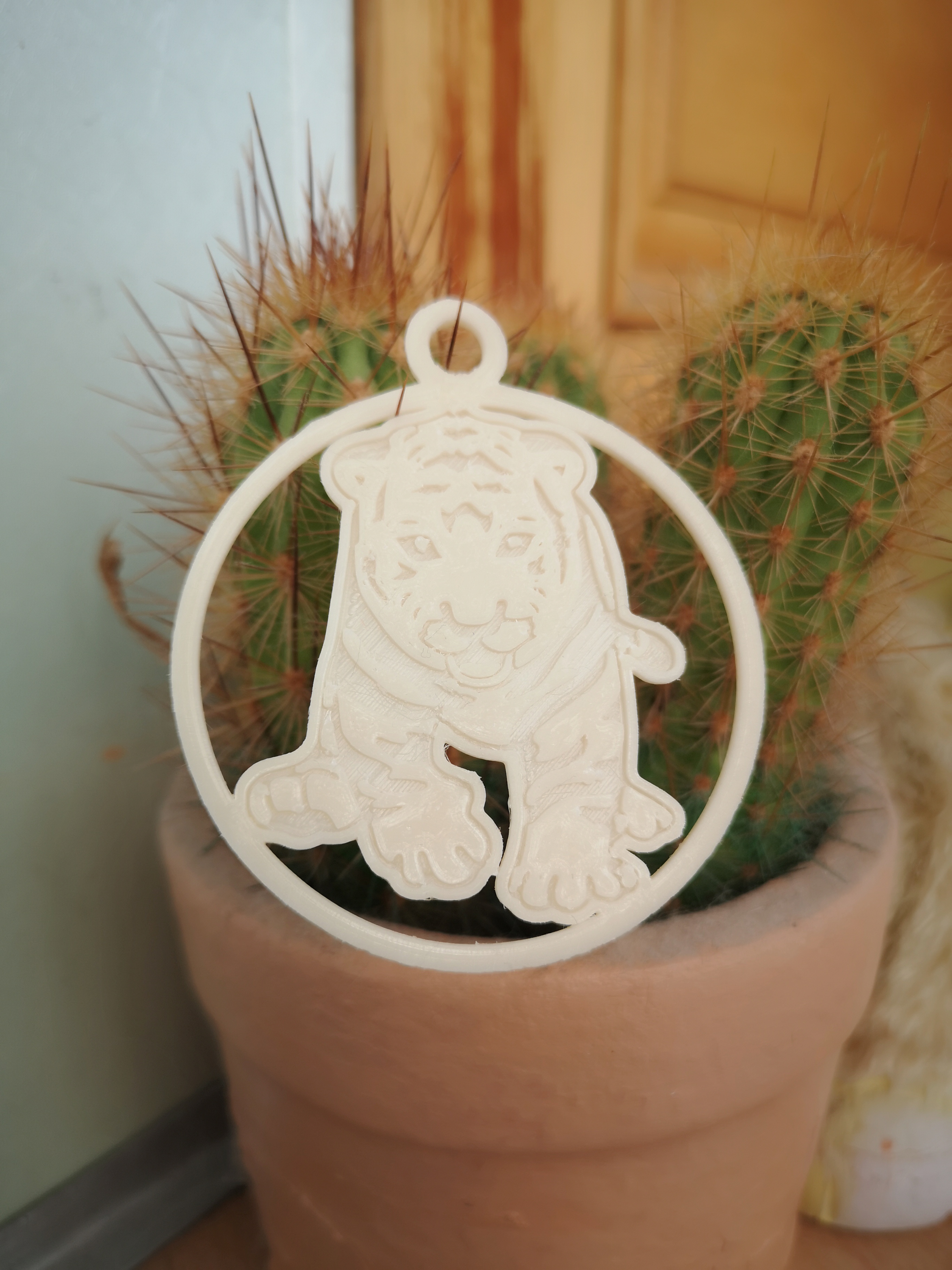 Free STL file Tiger christmas tree toy・3D printer design to download・Cults