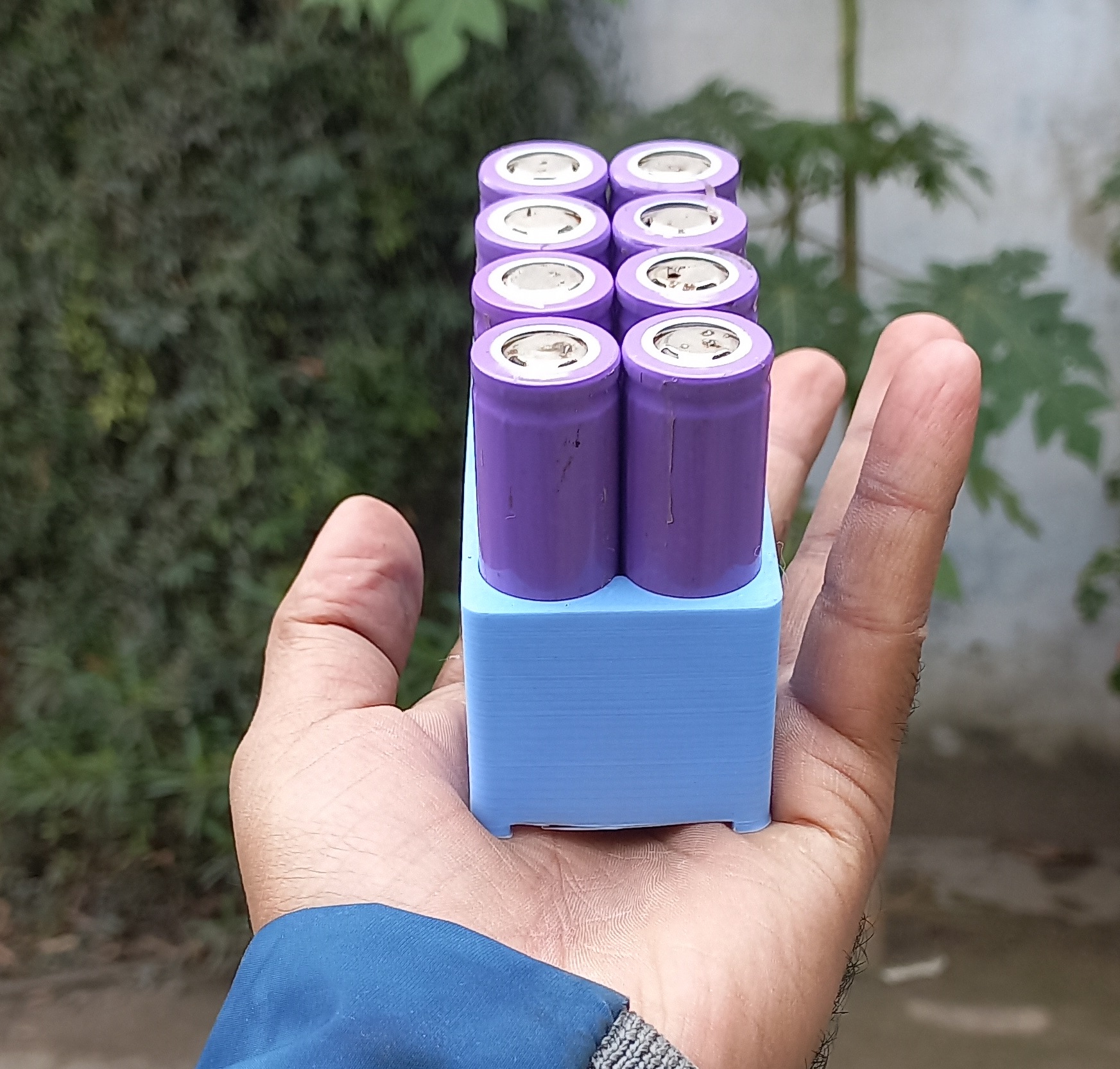 STL file 18650 LITHIUM ION DOUBLE ROW BATTERY FIXTURE FOR STRIP WELDING ...