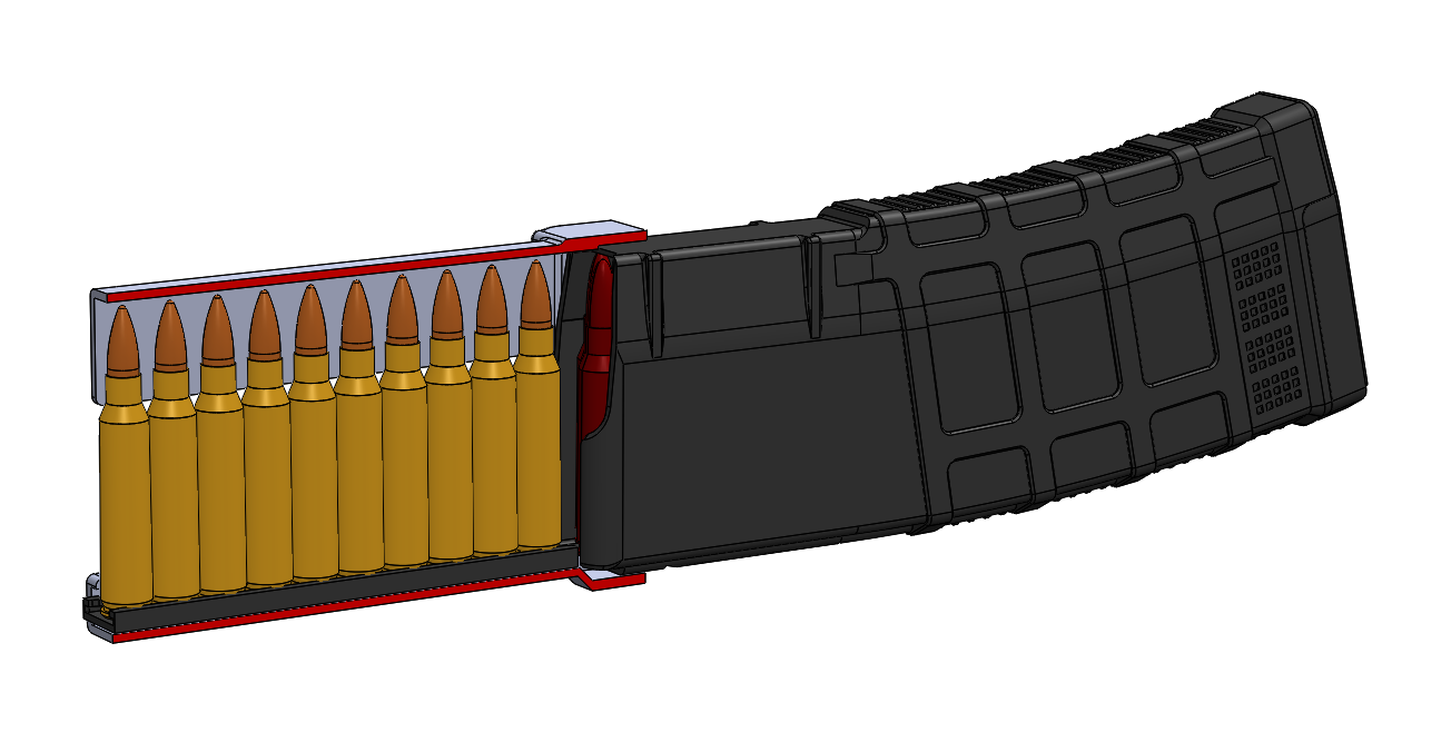 Fichier STL Chargeur rapide STANAG (5.56mm/.223 Rem)・Plan pour ...