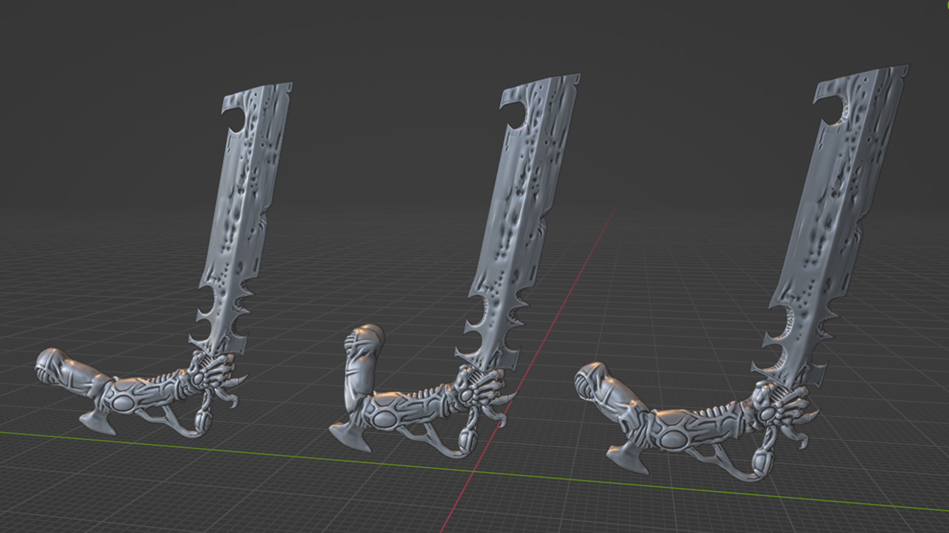Archivo 3D gratis Espadas de hueso・Diseño de impresión 3D para ...