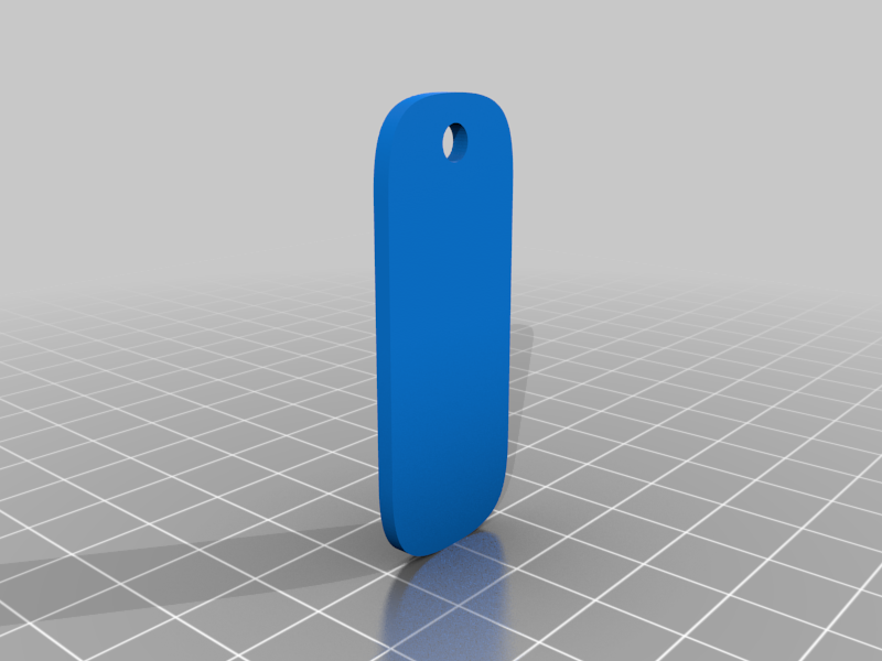 Free 3D file inscribable keychain・Template to download and 3D print・Cults