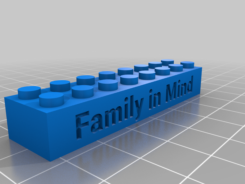 Free STL file FamInMindMy Customized LEGO compatible Text Bricks 🧱・3D ...