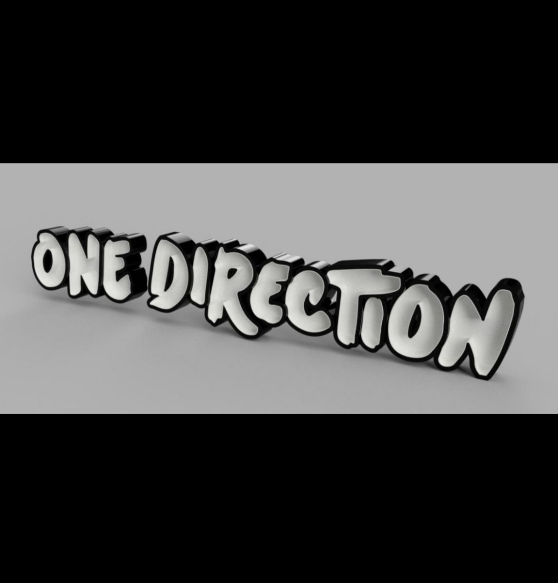 3D file ONE DIRECTION LED LAMP・Template to download and 3D print・Cults