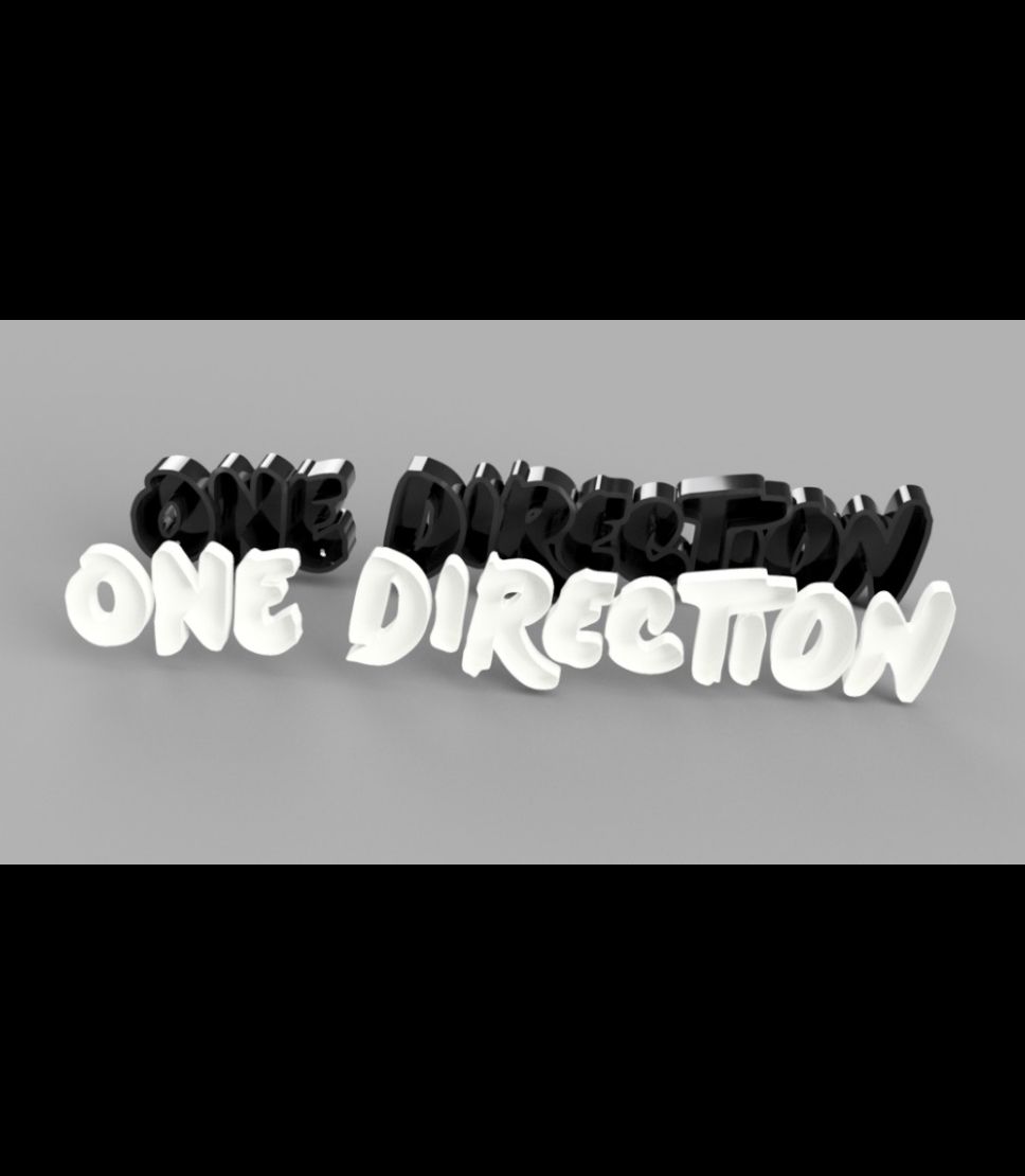 3D file ONE DIRECTION LED LAMP・Template to download and 3D print・Cults