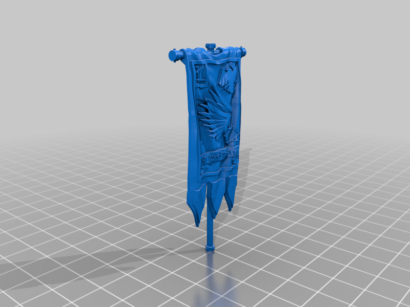 Free 3D file Blackwings Banner 🎨・3D printable design to download・Cults