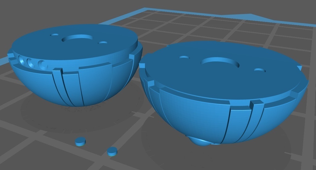 Free STL file Star Wars split Droid Popper EMP / Thermal Detonator for ...