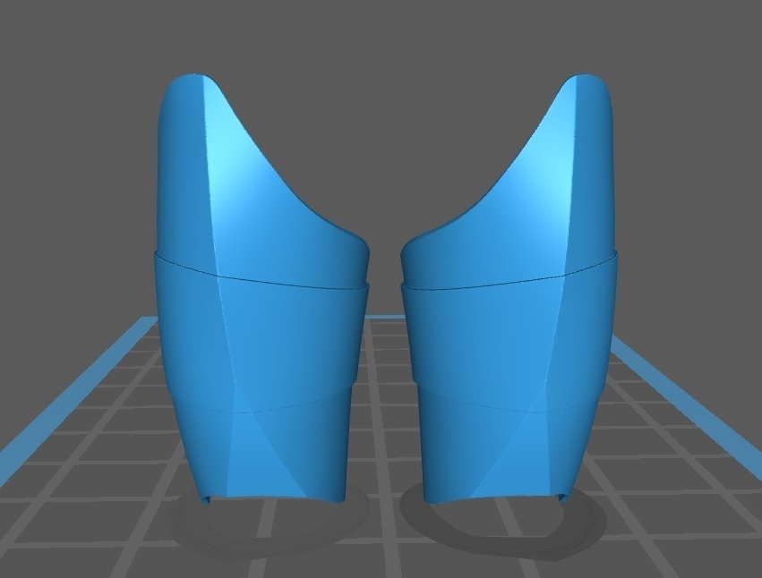 Free STL file Star Wars Clone Wars Alpha ARC trooper thigh armour in 1: ...
