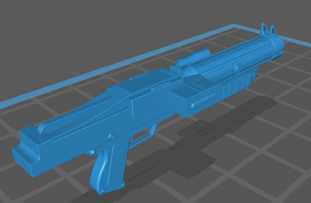 Free 3D file Realistic style Star Wars Bad Batch Elite Squad DC15 blaster for action figures and ...