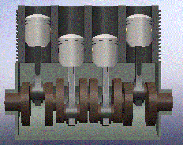 STL file 4 Cylinder IC Engine・Model to download and 3D print・Cults