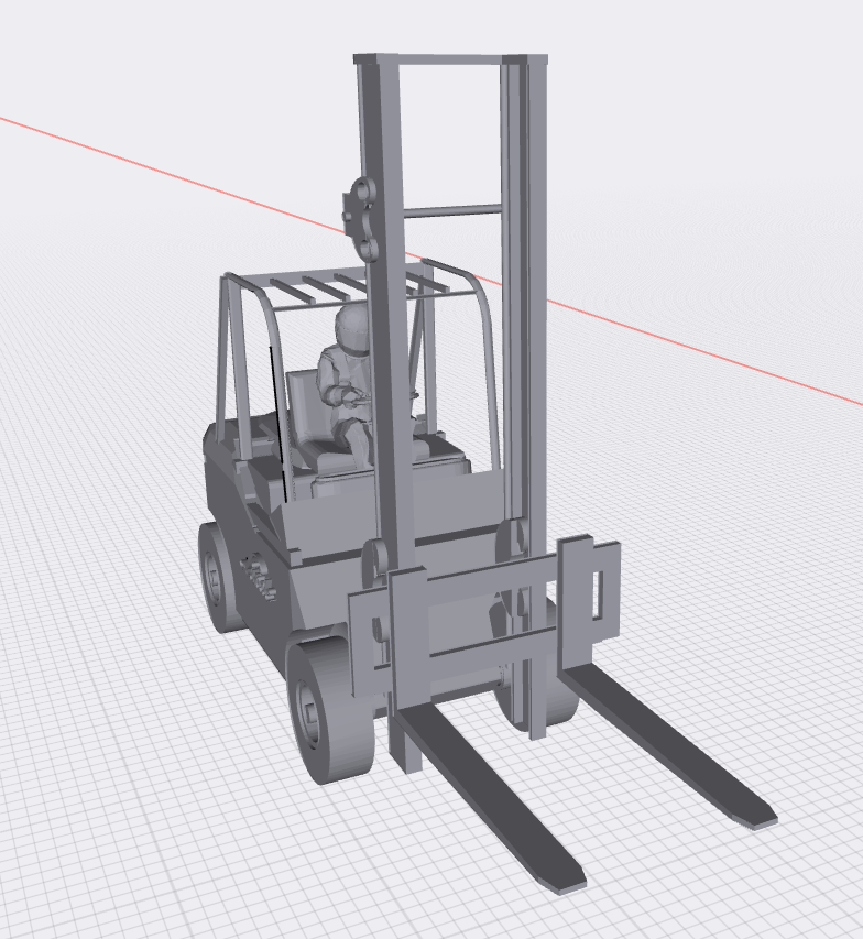 Archivo STL gratis Carretilla elevadora Linde E80 👽・Diseño por impresión en 3D para descargar・Cults