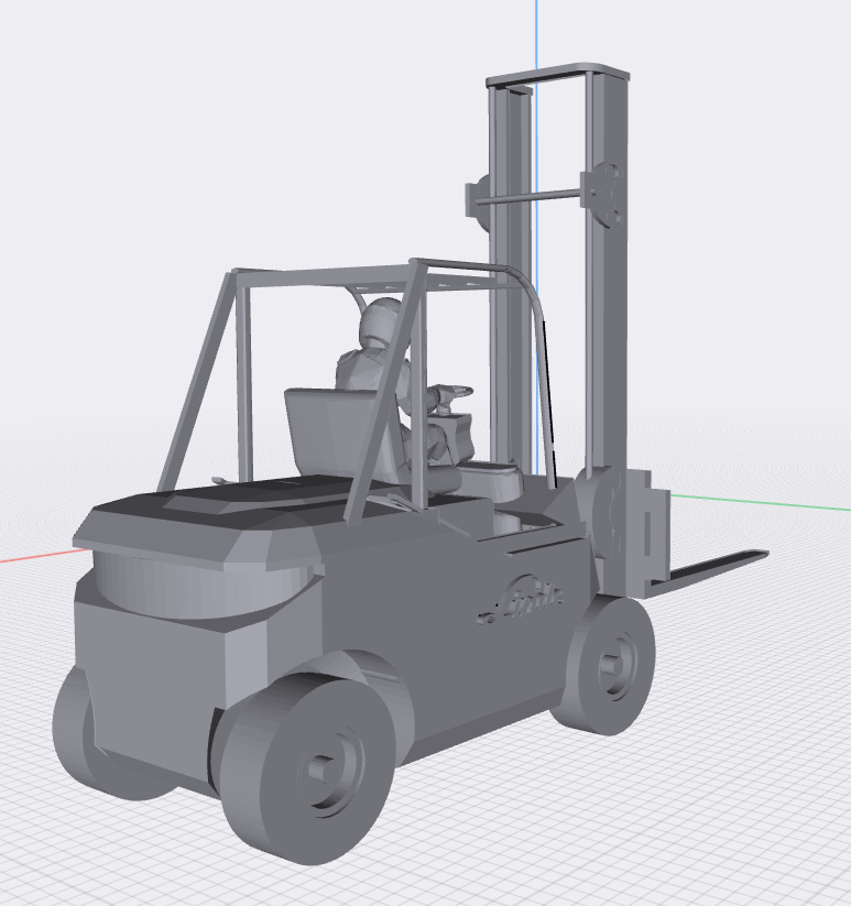Free STL file Forklift Linde E80 👽・3D print design to download・Cults
