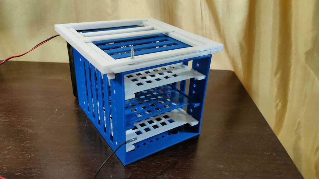 Free STL file Raspberry pi stack with 120 mm fan 🔧・Model to download ...