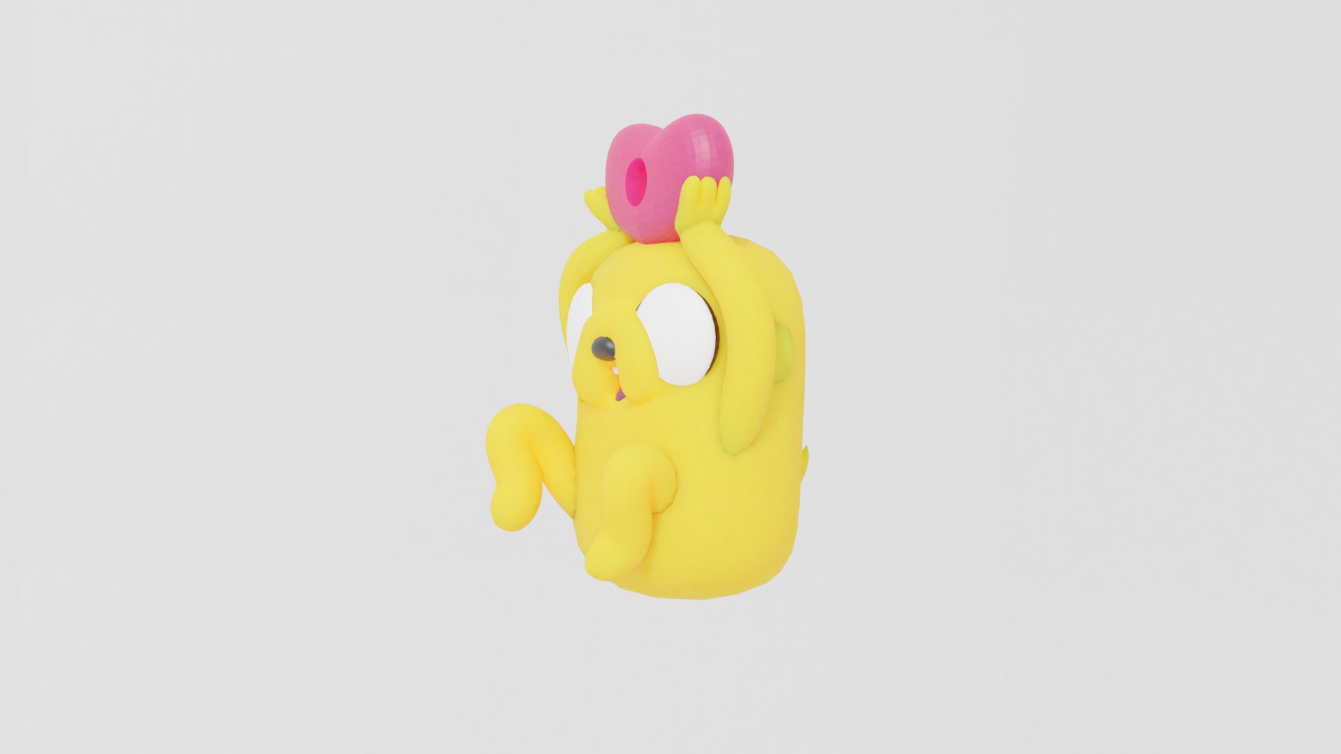 Free STL file Jake the dog Keychain・3D print design to download・Cults