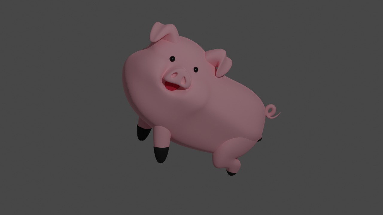 Бесплатный STL файл Waddles Pig Keychain・Объект для скачивания и 3D ...