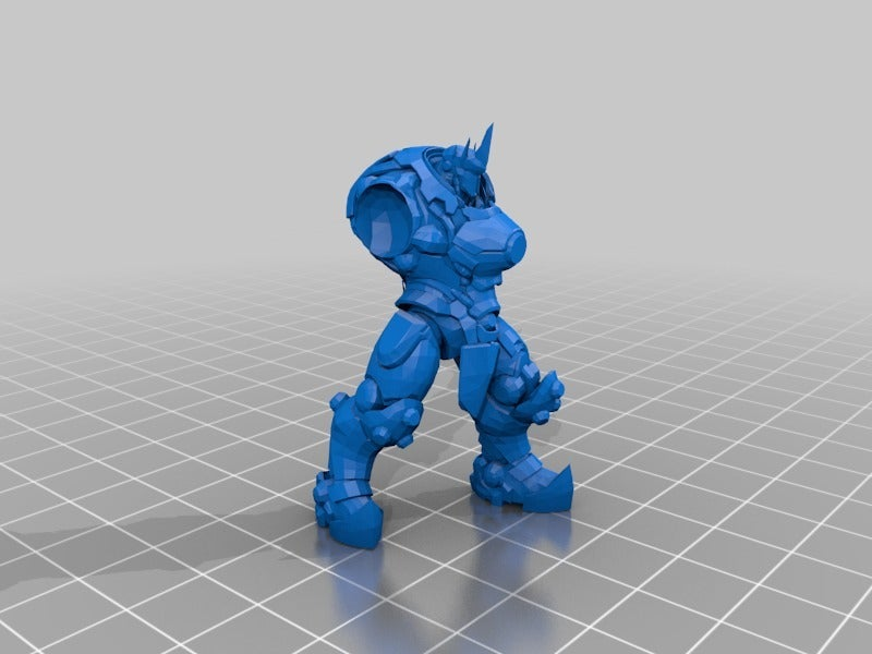 Free STL file Overwatch Reinhardt Miniature 🎲・3D print design to ...