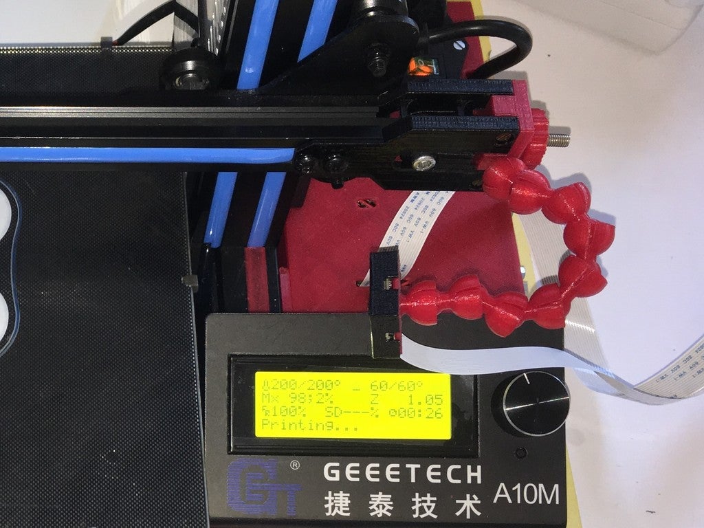 Free STL file Geeetech A10 A10M Ender 3 etc Pi Camera adapter・3D printable design to download・Cults