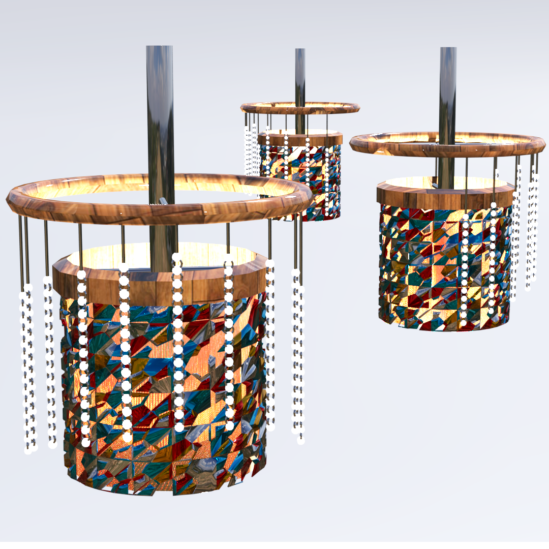 OBJ file Tri Lamp・3D printing idea to download・Cults