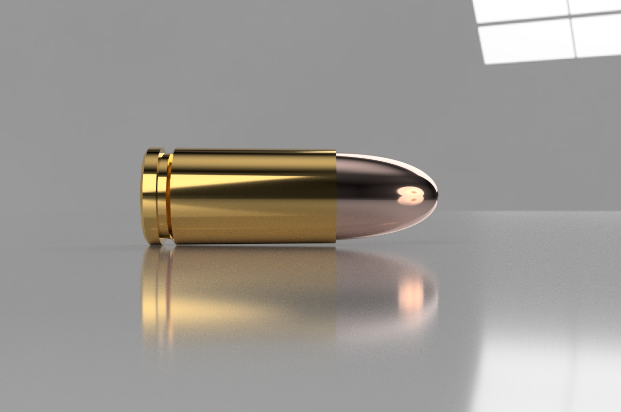 STL file 9mm para / Luger exact specs / Pufferpatrone 🔫・3D print design ...